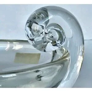 Unmarked | Accents | Vintage Toscany Hand Blown Glass Bowl Nautilus ...